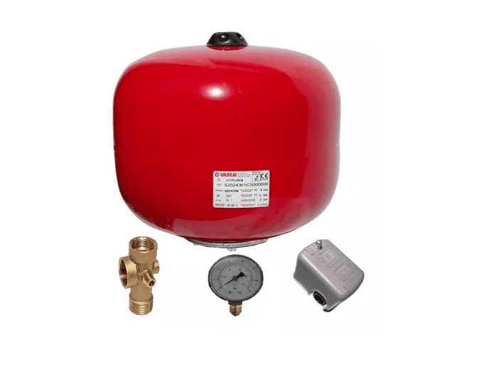 Kit Hidroneumático Italiano (hidropack) 24lt + accesorios - TG Market